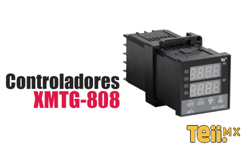 XMTG-808 - Control de Temperatura 1/16 DIN, pirómetro de uso general.
